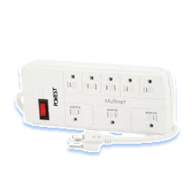 SUPRESOR DE PICOS DE 8 SALIDAS REF.MULTINET 8T - Tienda C&H Technology